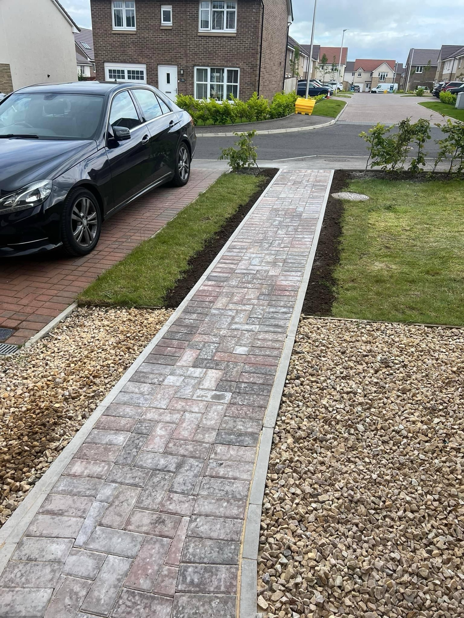 Job done, driveway extension and pathway ️ ️ ️😍 – JMF DRIVEWAYS AND ...